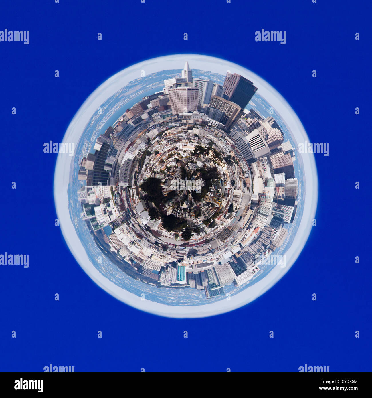 Tiny planet effect hi-res stock photography and images - Alamy