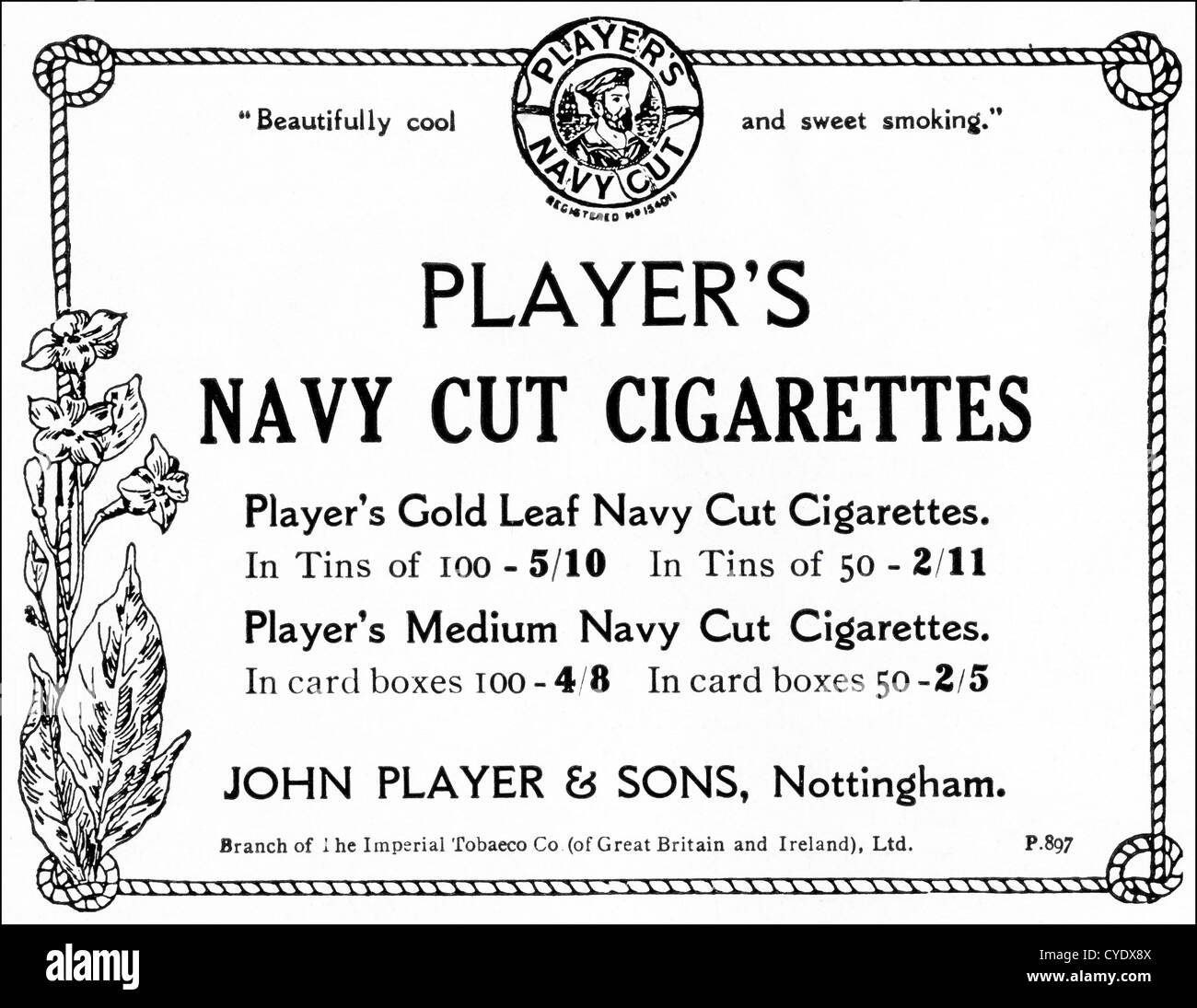 Advertising, tobacco Black and White Stock Photos & Images - Alamy