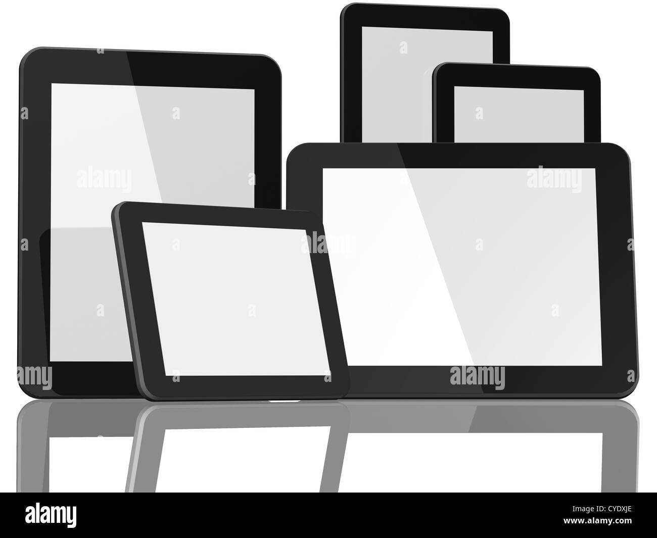 Group of Tablet Computers Stock Photo - Alamy