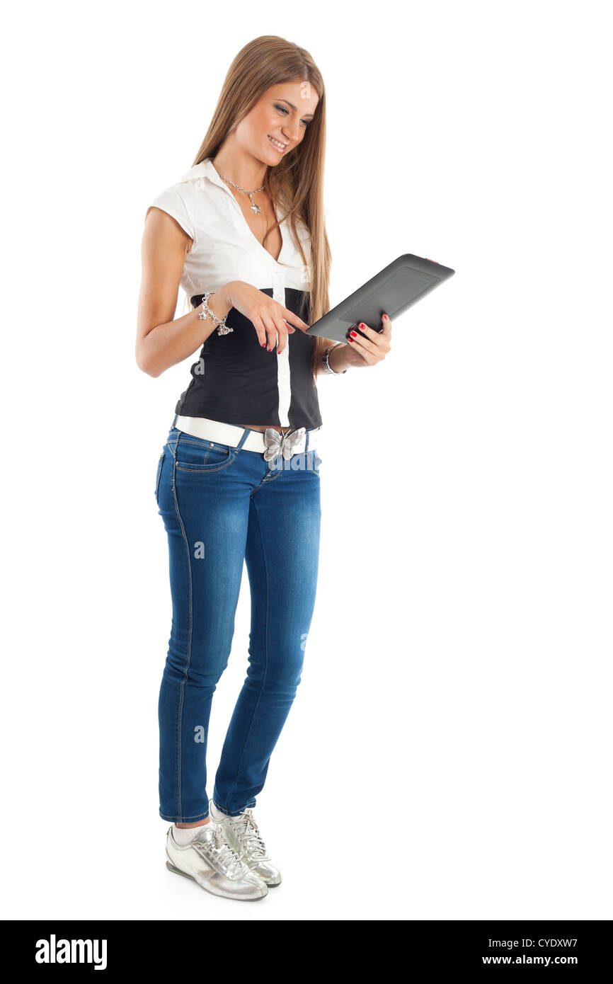 Computer smiling Cut Out Stock Images & Pictures - Alamy