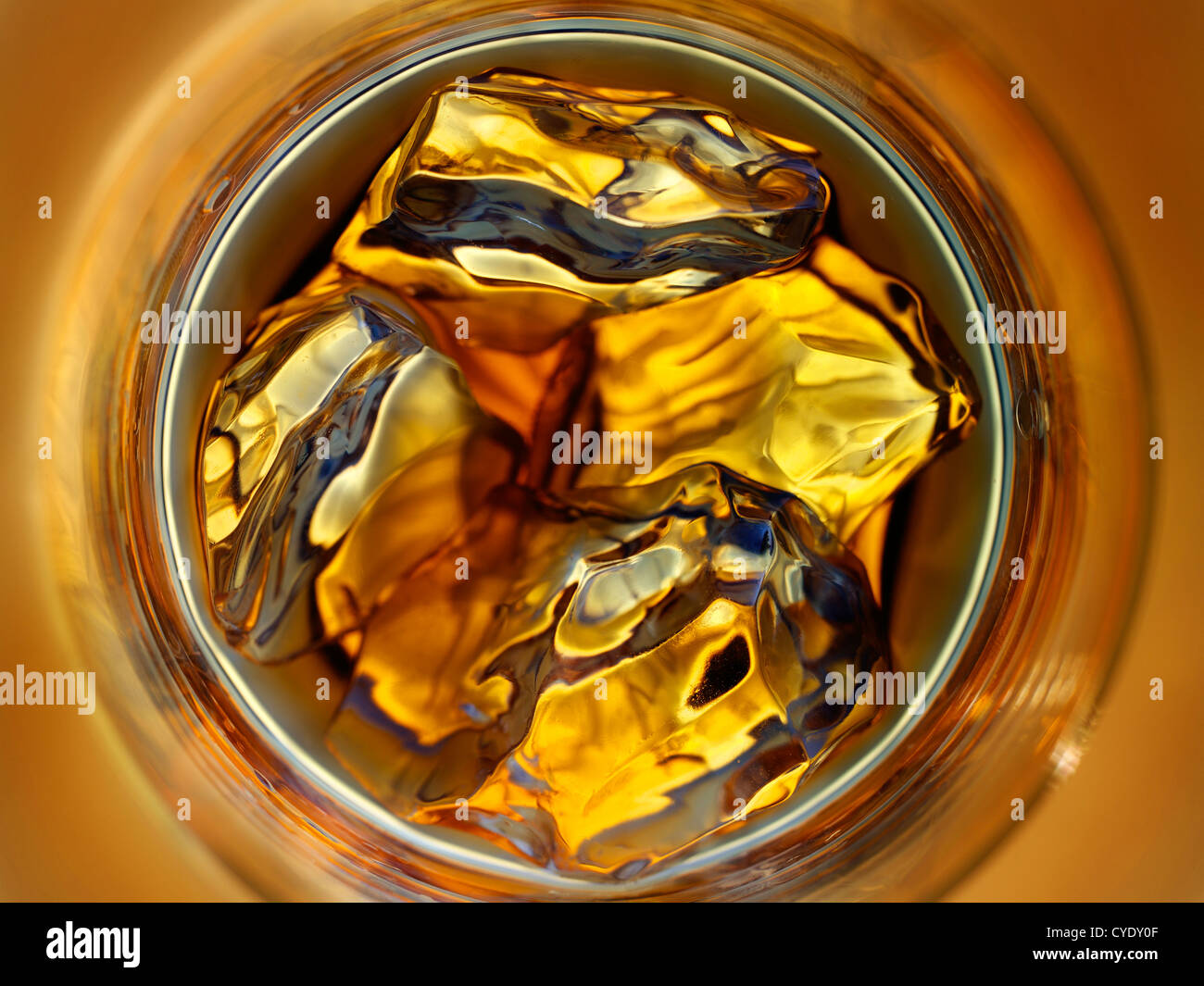 Scotch on the rocks Stock Photo - Alamy