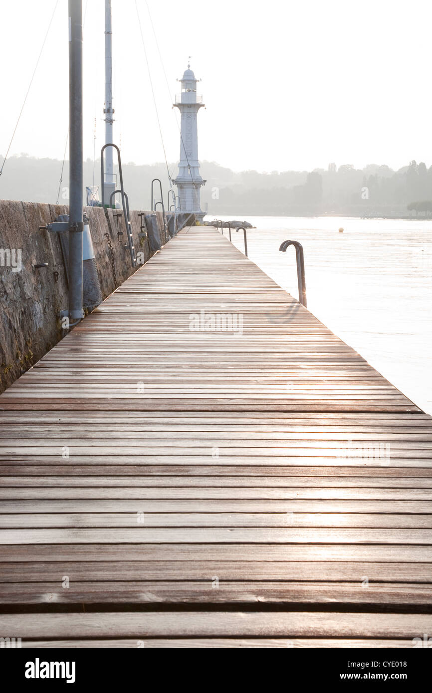 Jetee des Paquix, Geneva, Switzerland Stock Photo - Alamy
