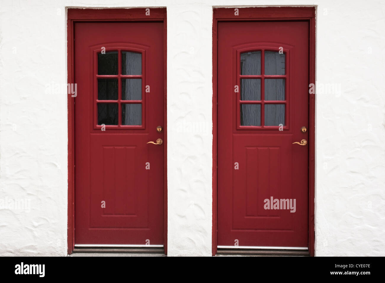 Double red doors hi-res stock photography and images - Alamy