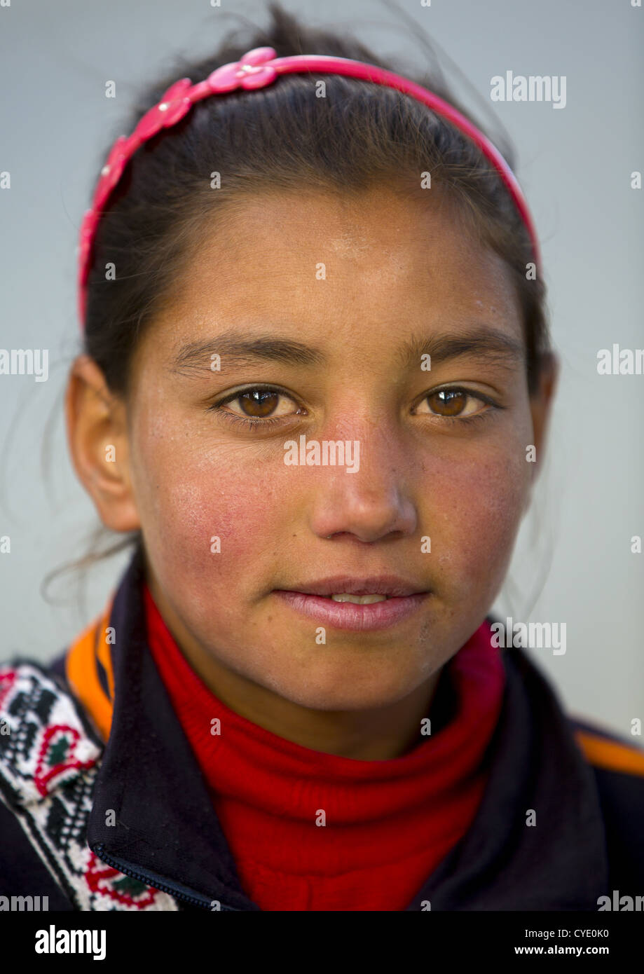 Tajik Girl, Xinjiang Uyghur Autonomous Region, China Stock Photo - Alamy