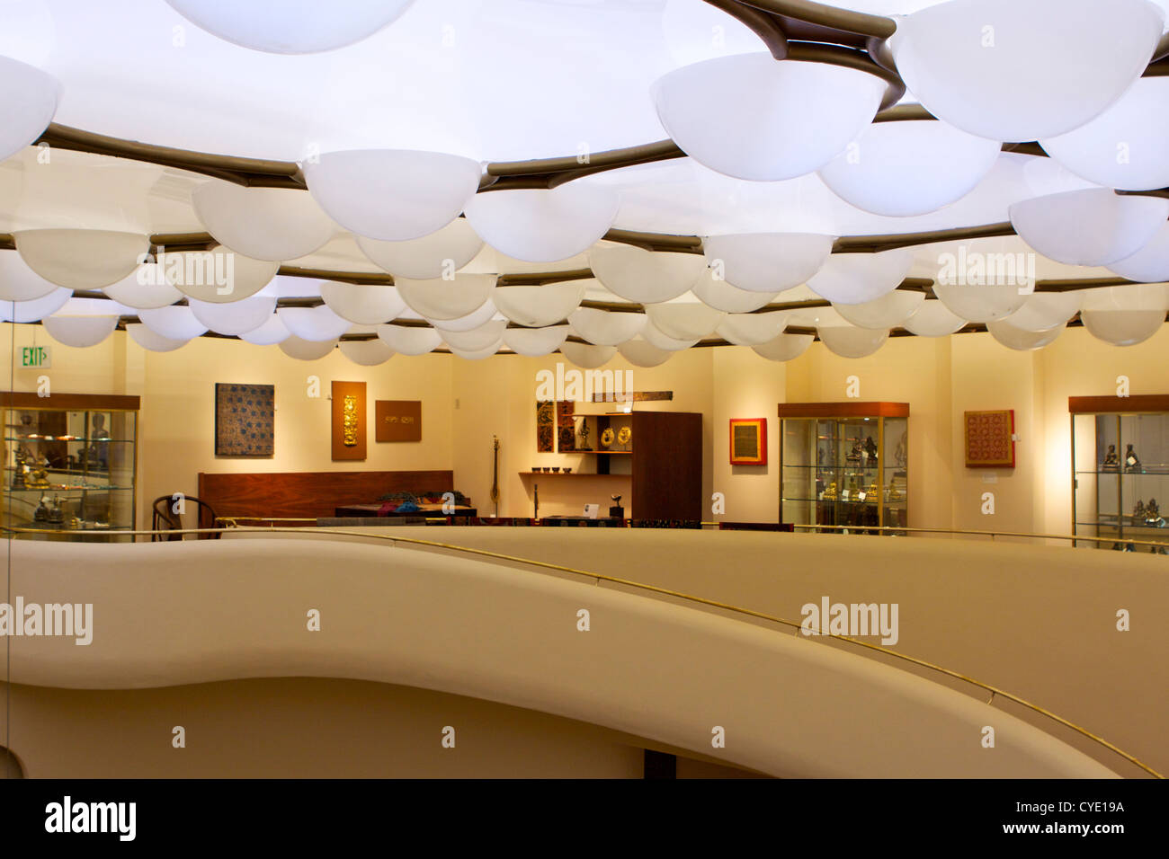 Xanadu Gallery with a spiral ramp by the architect Frank Lloyd Wright ...