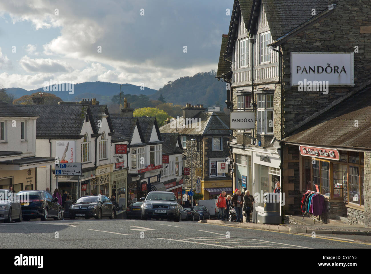 Bowness-on-Windermere, Lake District National Park, Cumbria, England UK ...