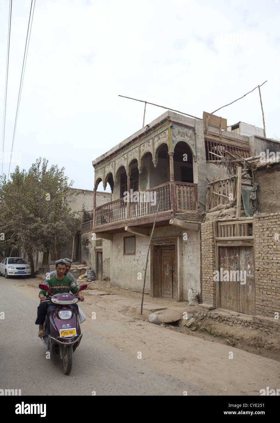 Traditional Uyghur House In Old Town, Keriya, Xinjiang Uyghur ...