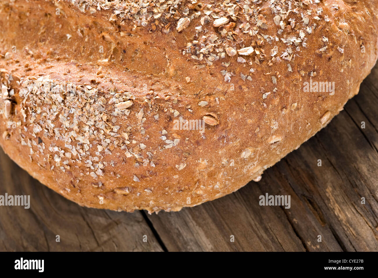 Healthy whole wheat bread - close up with shallow depth of field Stock ...