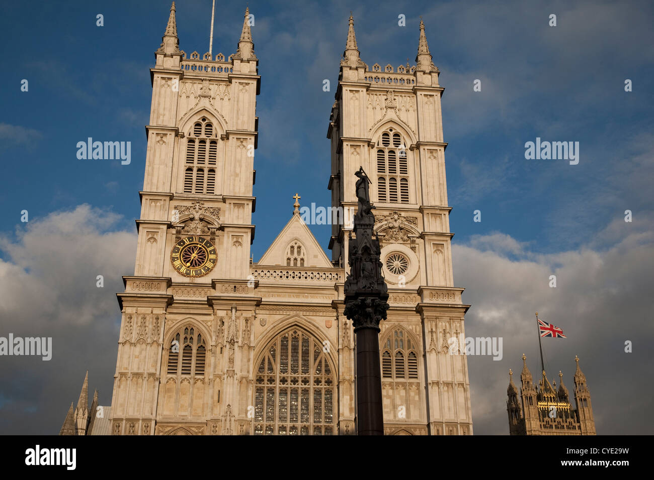 Facade of Westminster Abbey; London, England, UK Stock Photo - Alamy