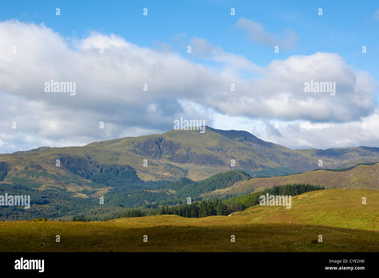 Ben Ledi, from Callander Crags, Callander, Loch Lomond and Trossachs ...