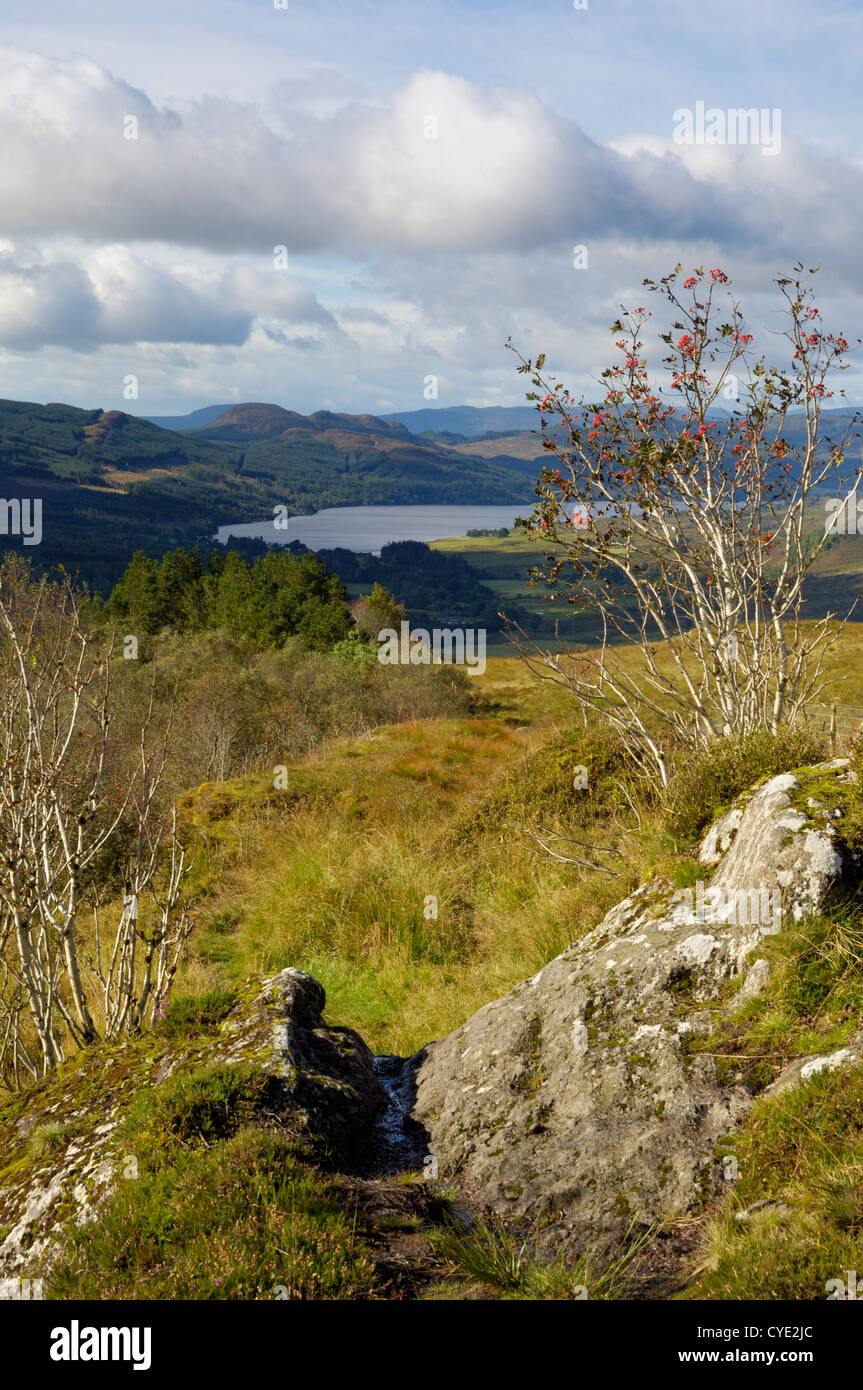 View from Callander Crags, Callander, Loch Lomond and Trossachs ...