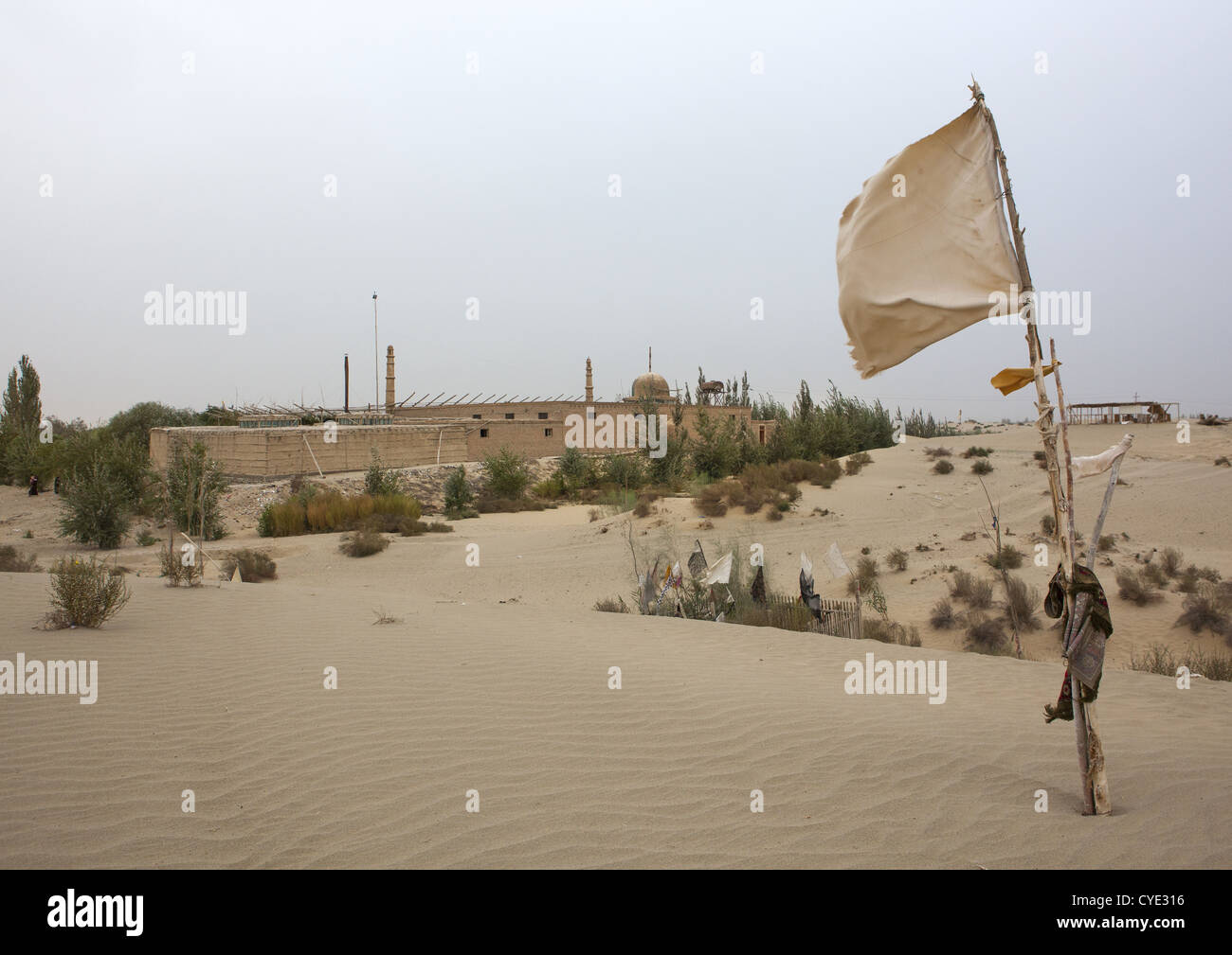 Imam Asim Mosque In The Taklamakan Desert, Xinjiang Uyghur Autonomous ...