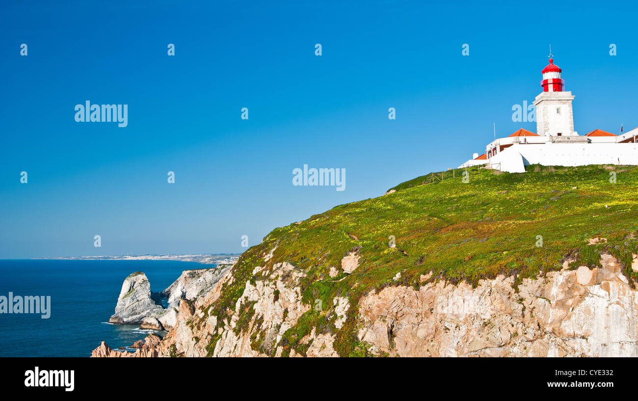 Cabo da Roca (Cape Roca), a cape which forms the western most point of ...