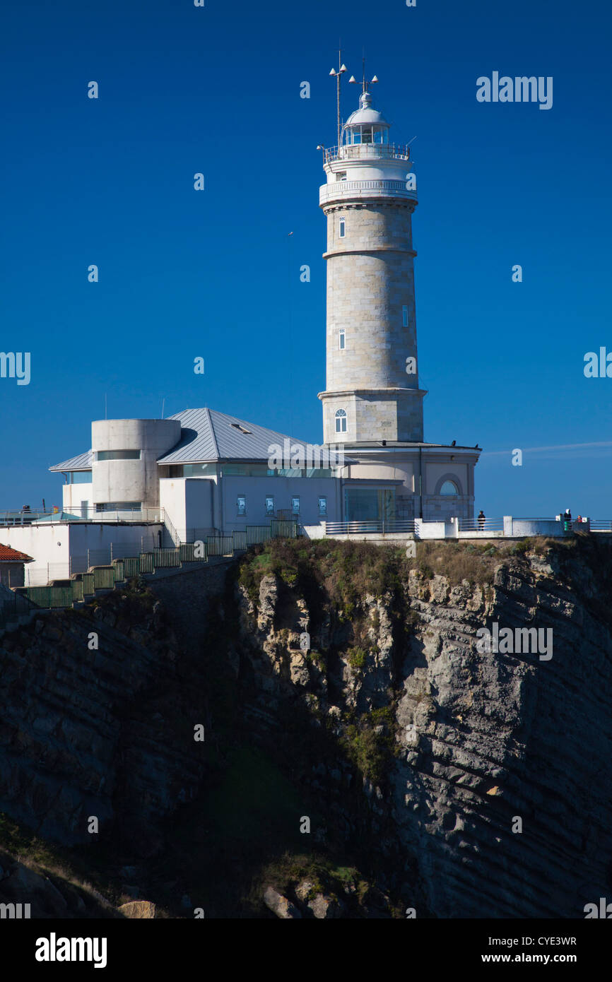 Lighthouse cabo mayor santander spain hi-res stock photography and ...
