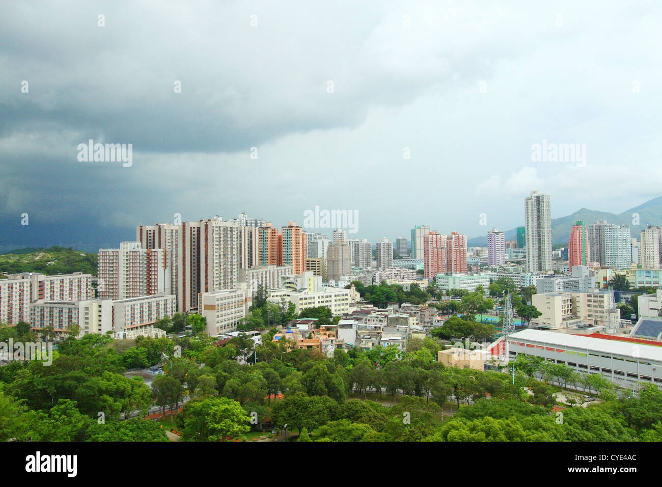 Yuen Long district in Hong Kong at day time Stock Photo - Alamy