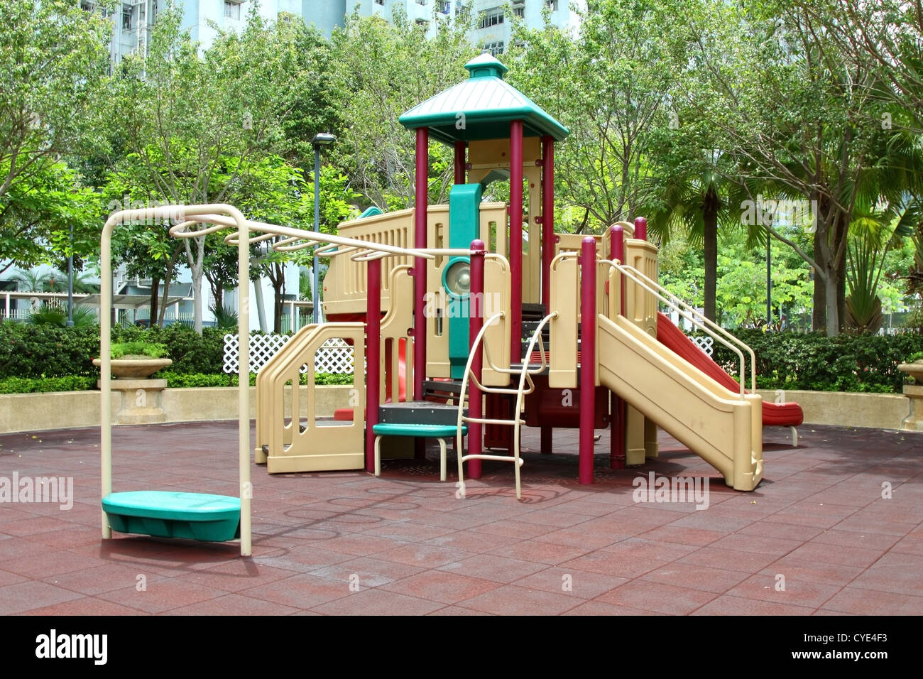 Playground spring riding toy hi-res stock photography and images - Alamy