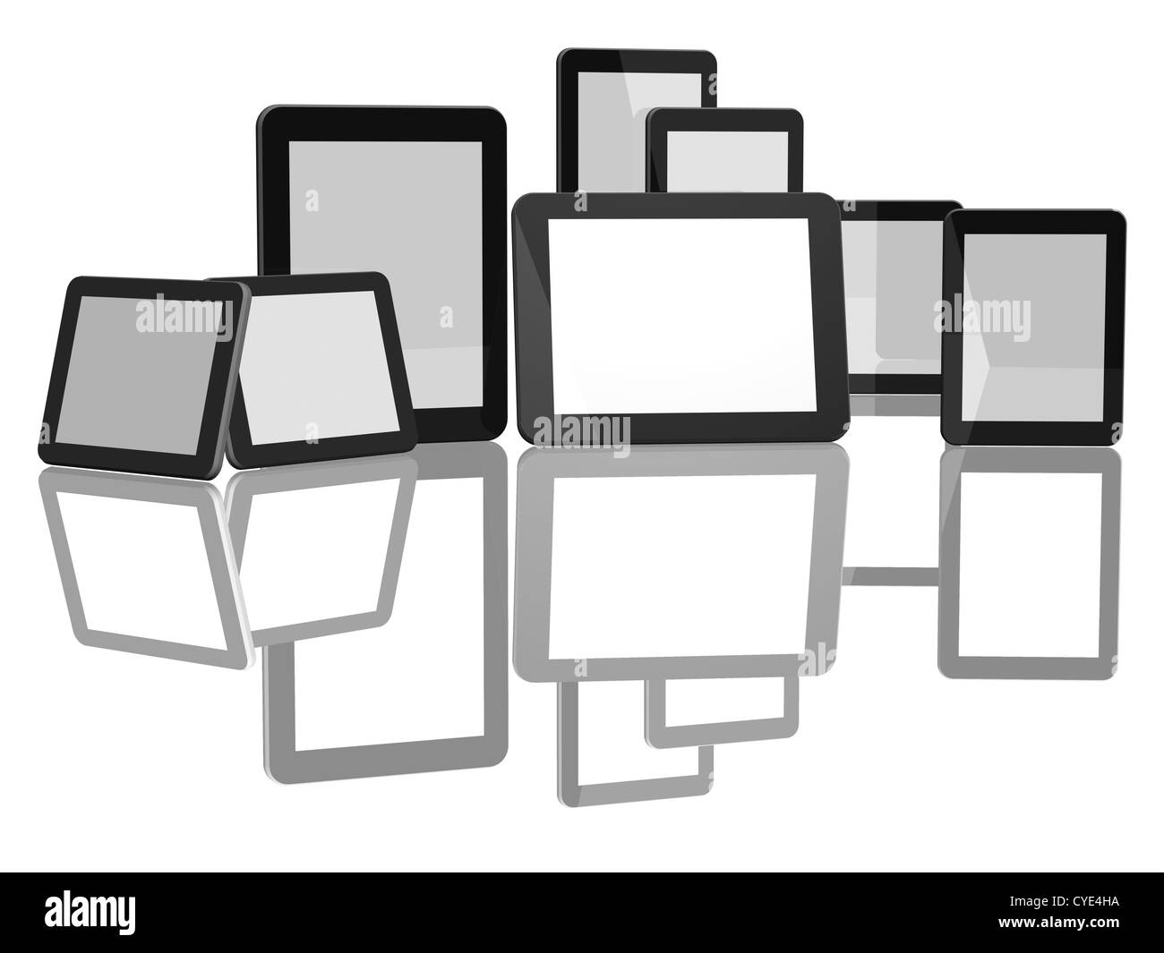 Group of Tablet Computers Stock Photo - Alamy