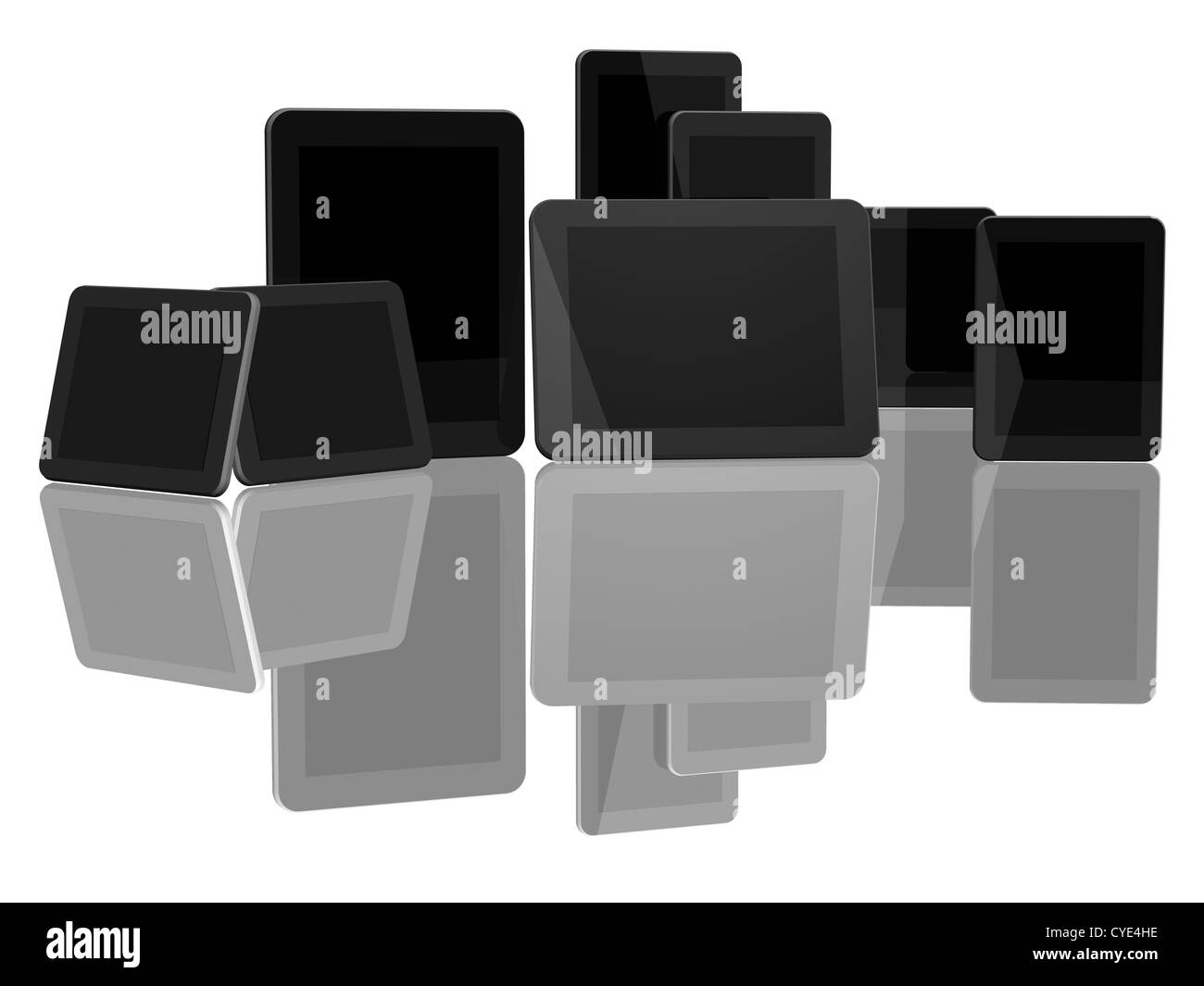 Group of Tablet Computers Stock Photo - Alamy