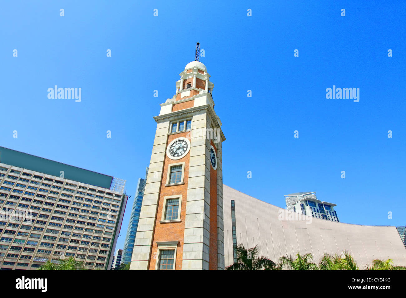 Clock tower in Hong Kong Stock Photo - Alamy