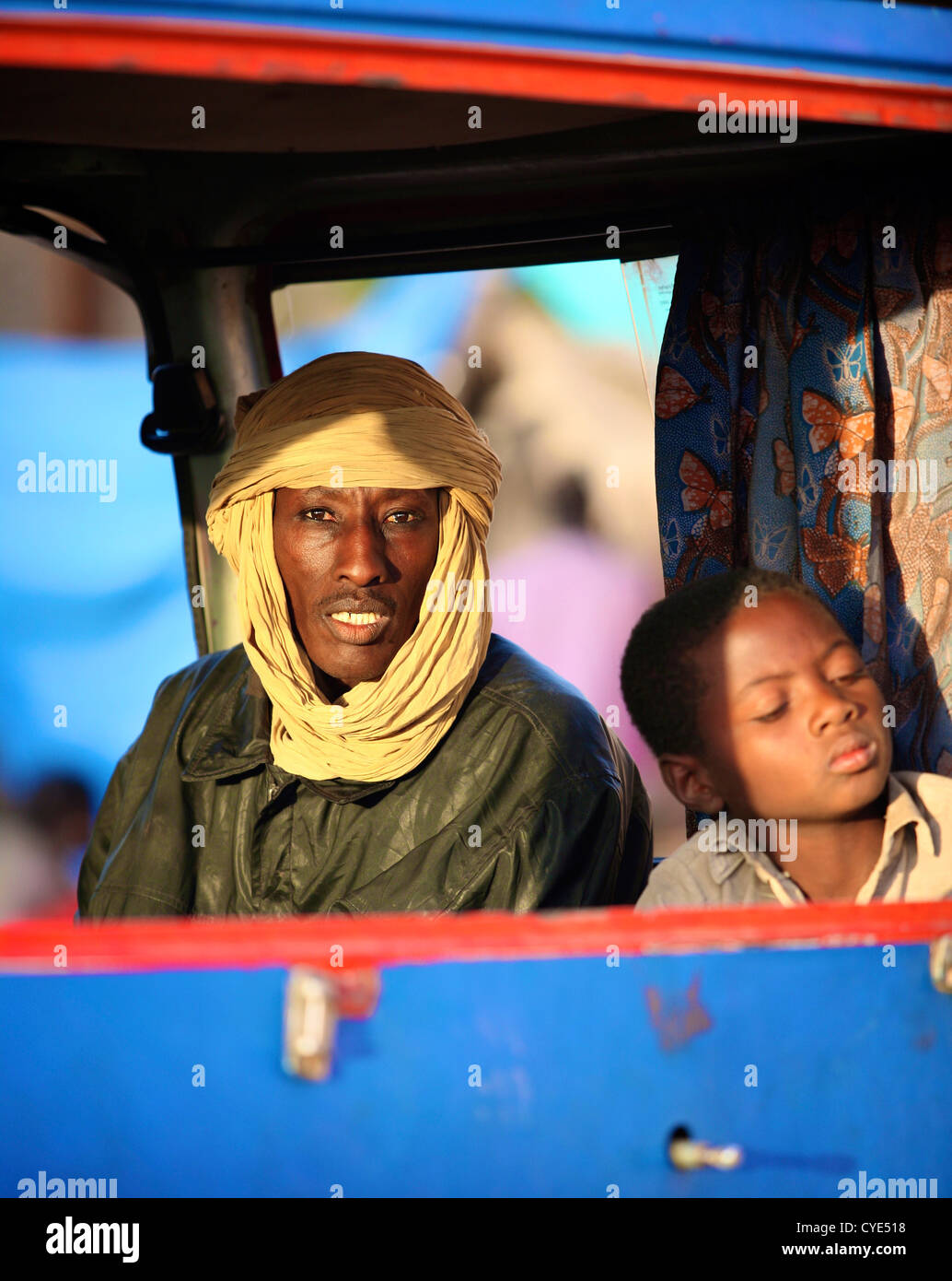Father son passengers looking hi-res stock photography and images - Alamy