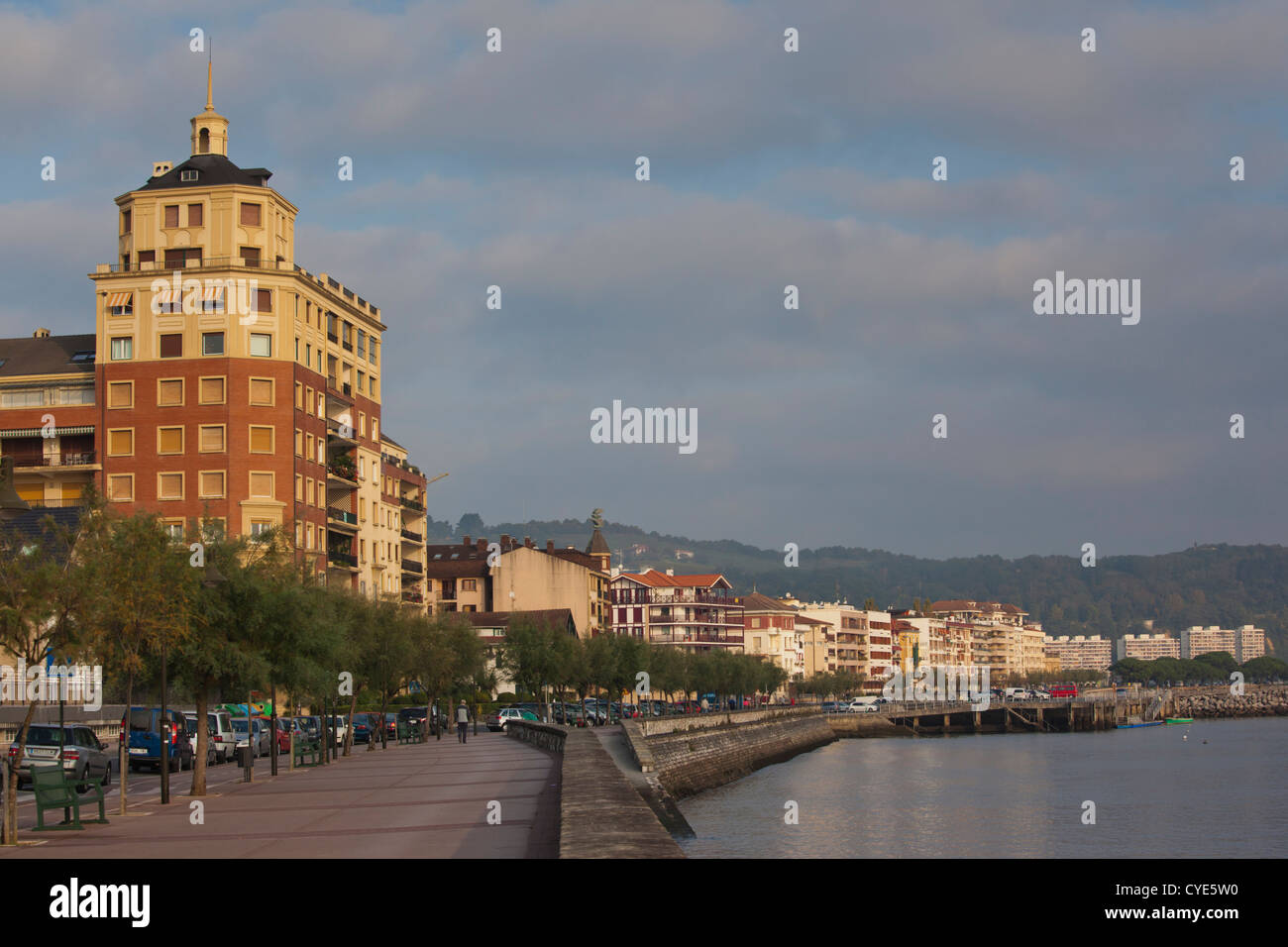Spain, Basque Country Region, Guipuzcoa Province, Hondarribia, morning ...