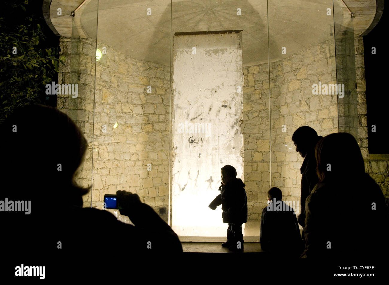 a block of the Berlin Wall in Fatima, Portugal Stock Photo - Alamy