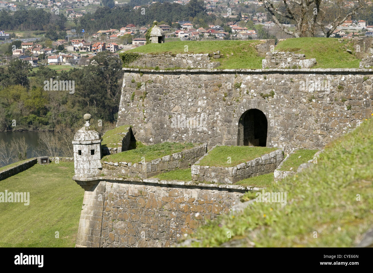 Valença castle in northern Portugal Stock Photo - Alamy