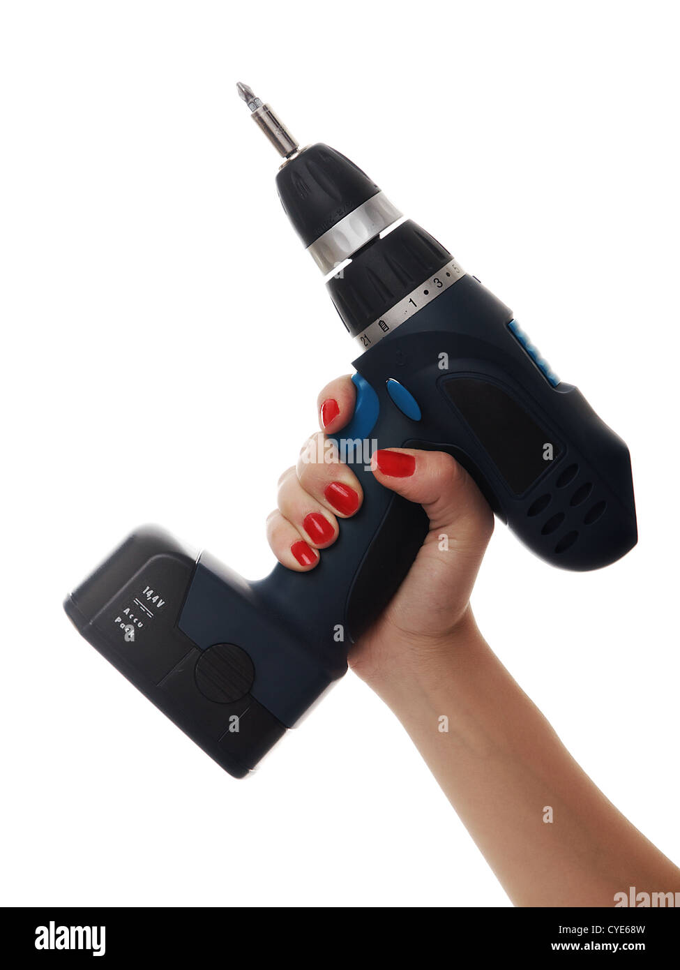 woman hand working with screwdriver Stock Photo - Alamy