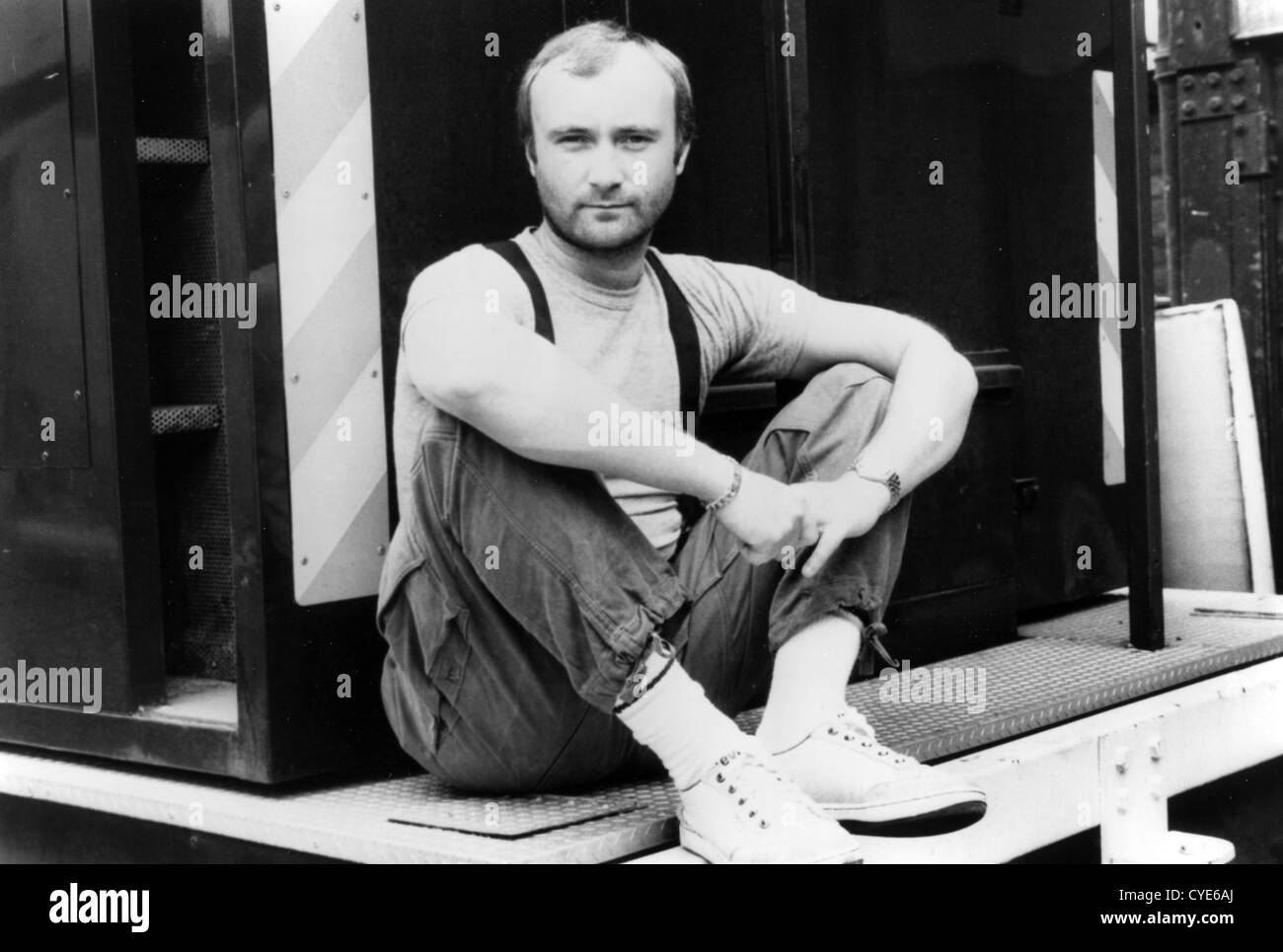 Phil Collins Black and White Stock Photos & Images - Alamy