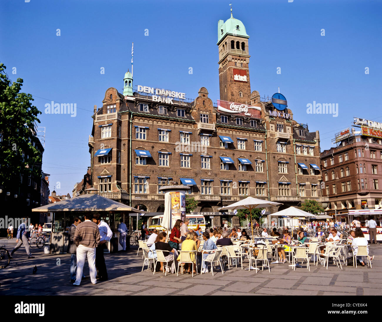 8313. City Hall Square, Copenhagen, Denmark, Europe Stock Photo - Alamy