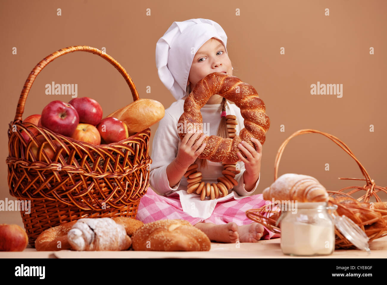 Cute baker hi-res stock photography and images - Alamy
