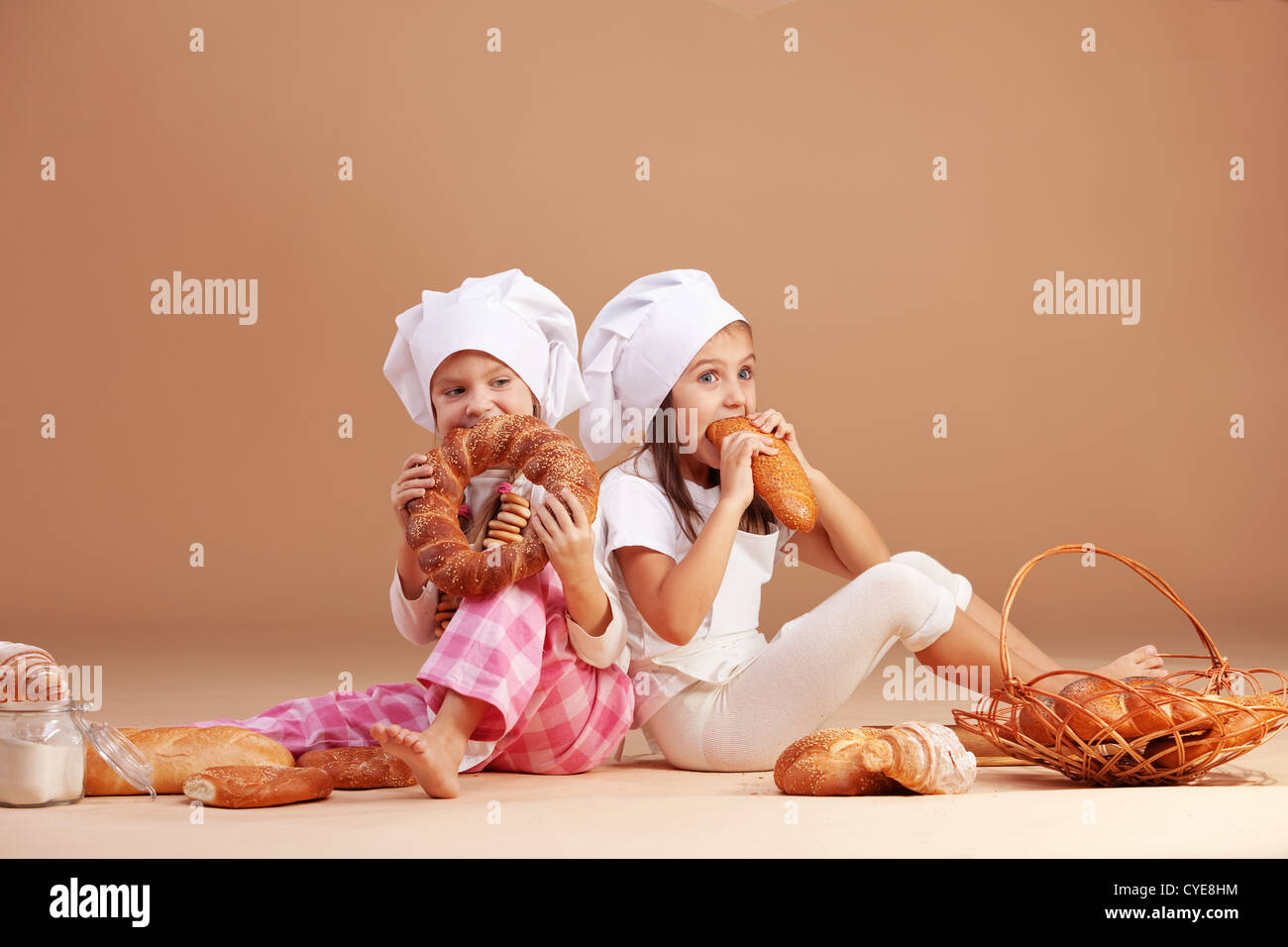 Little cute baker Stock Photo - Alamy