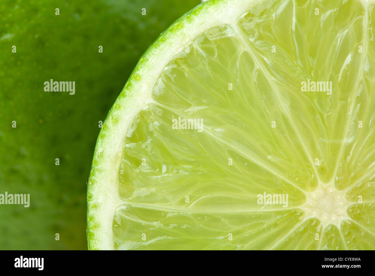 Closeup green lime hi-res stock photography and images - Alamy