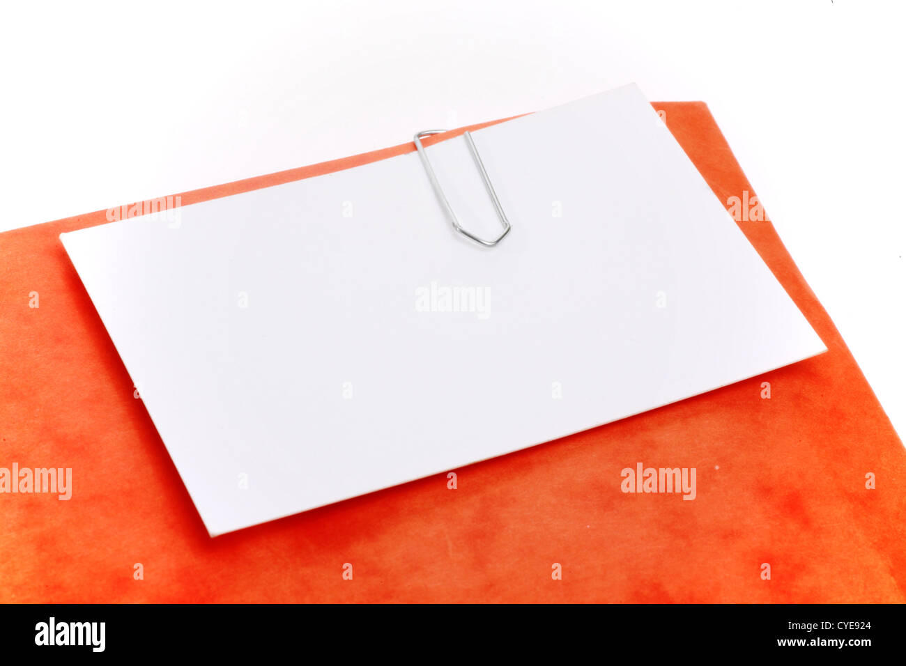 attachment holding by a paperclip Stock Photo - Alamy