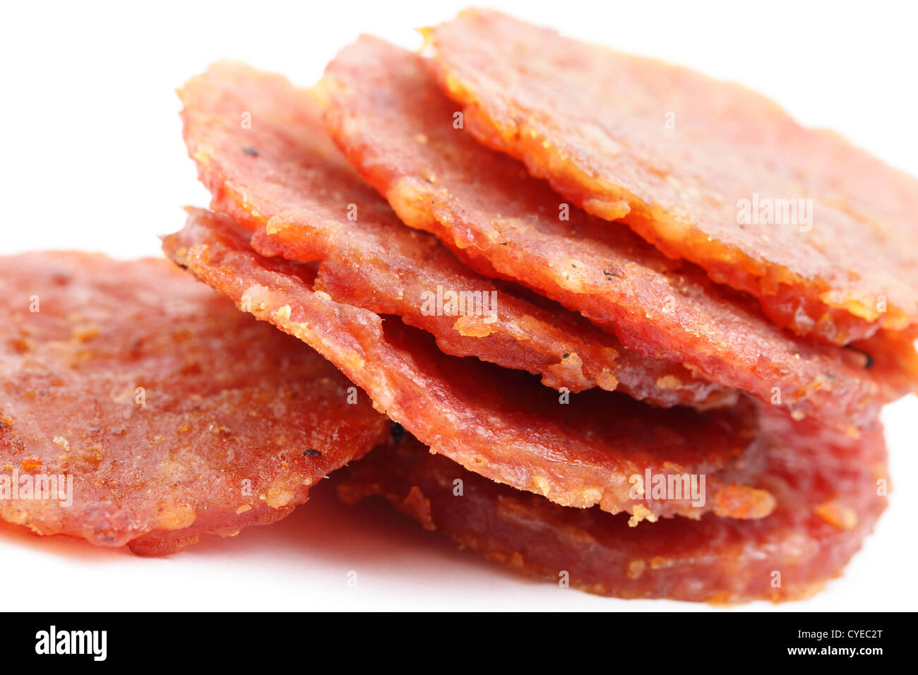 dried pork snack from singapore Stock Photo - Alamy