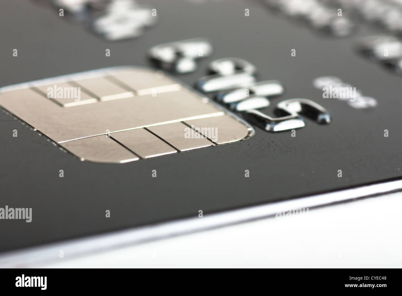 Macro view of credit card. Narrow focus Stock Photo - Alamy