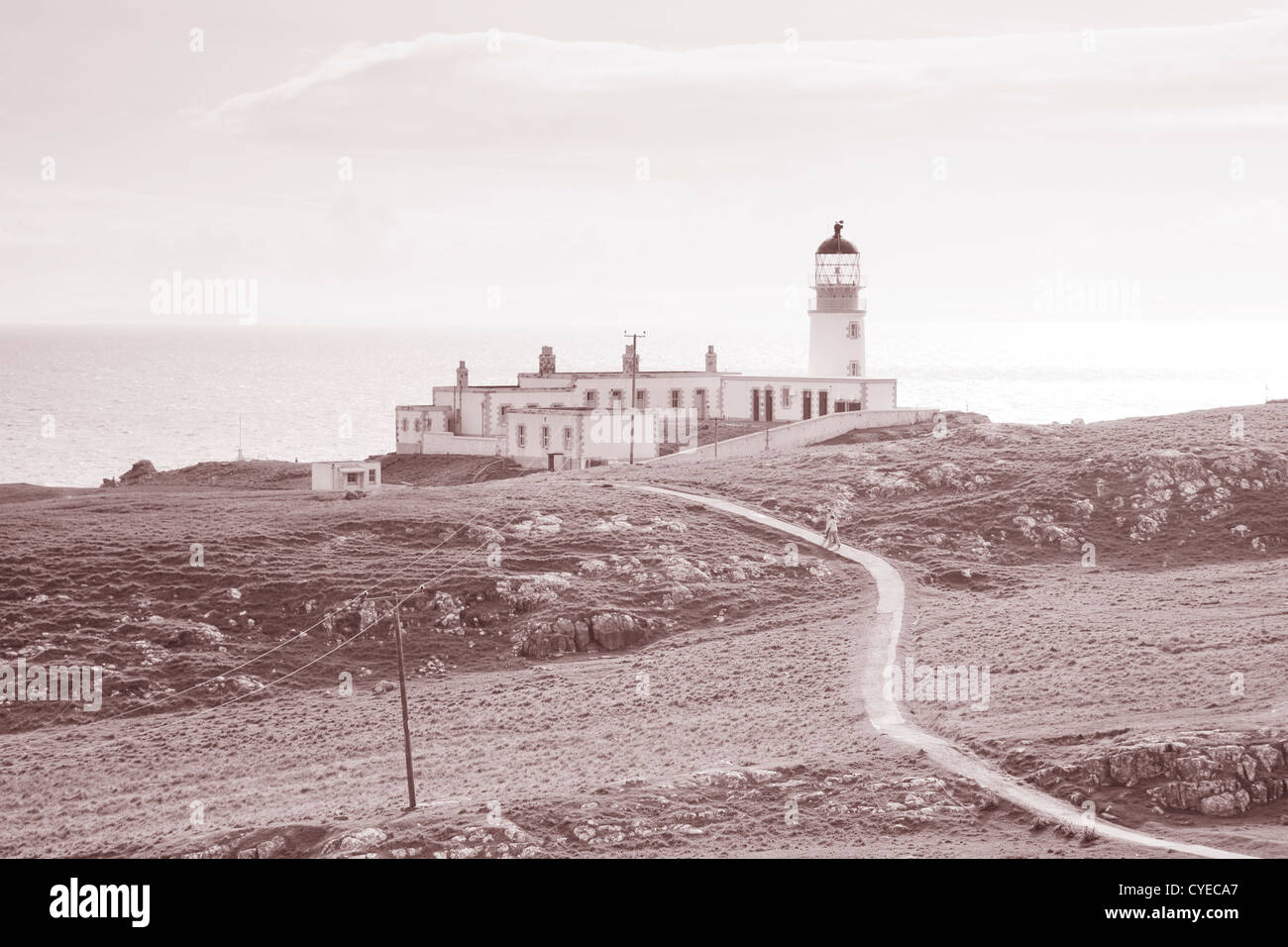 Neist Point; Lighthouse; Isle of Skye; Scotland in Black and White ...