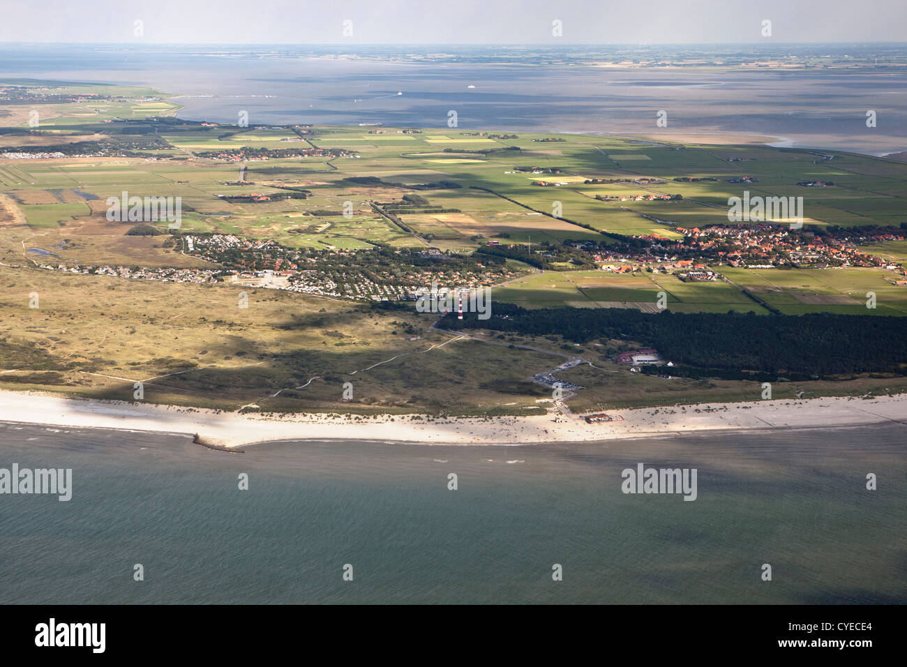The Netherlands, Ameland Island, belonging to Wadden Sea Islands ...