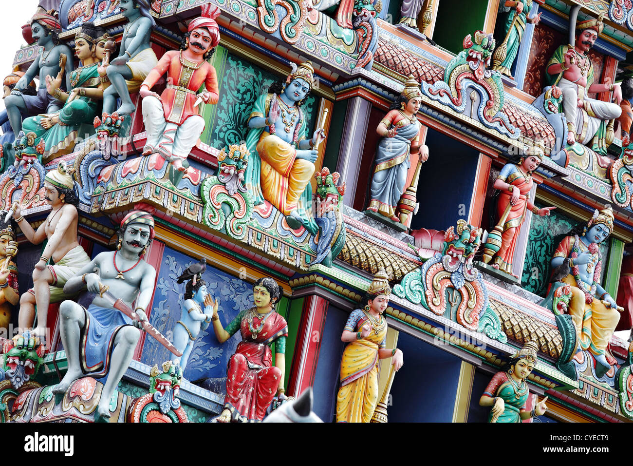 statue in hindu temple Stock Photo - Alamy