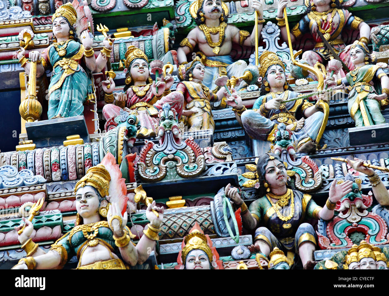 statue in hindu temple Stock Photo - Alamy