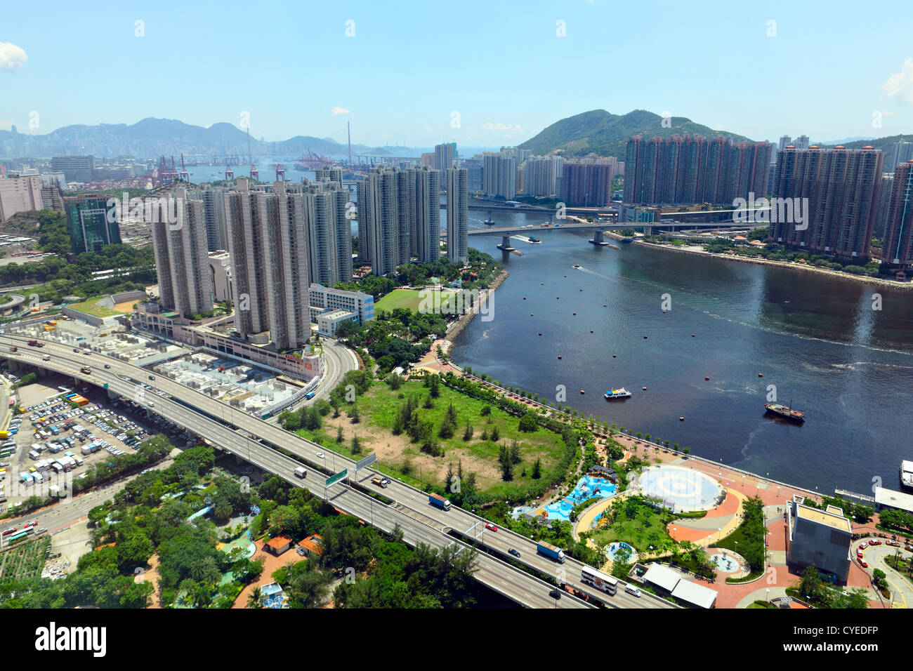 urban city Hong Kong Stock Photo - Alamy