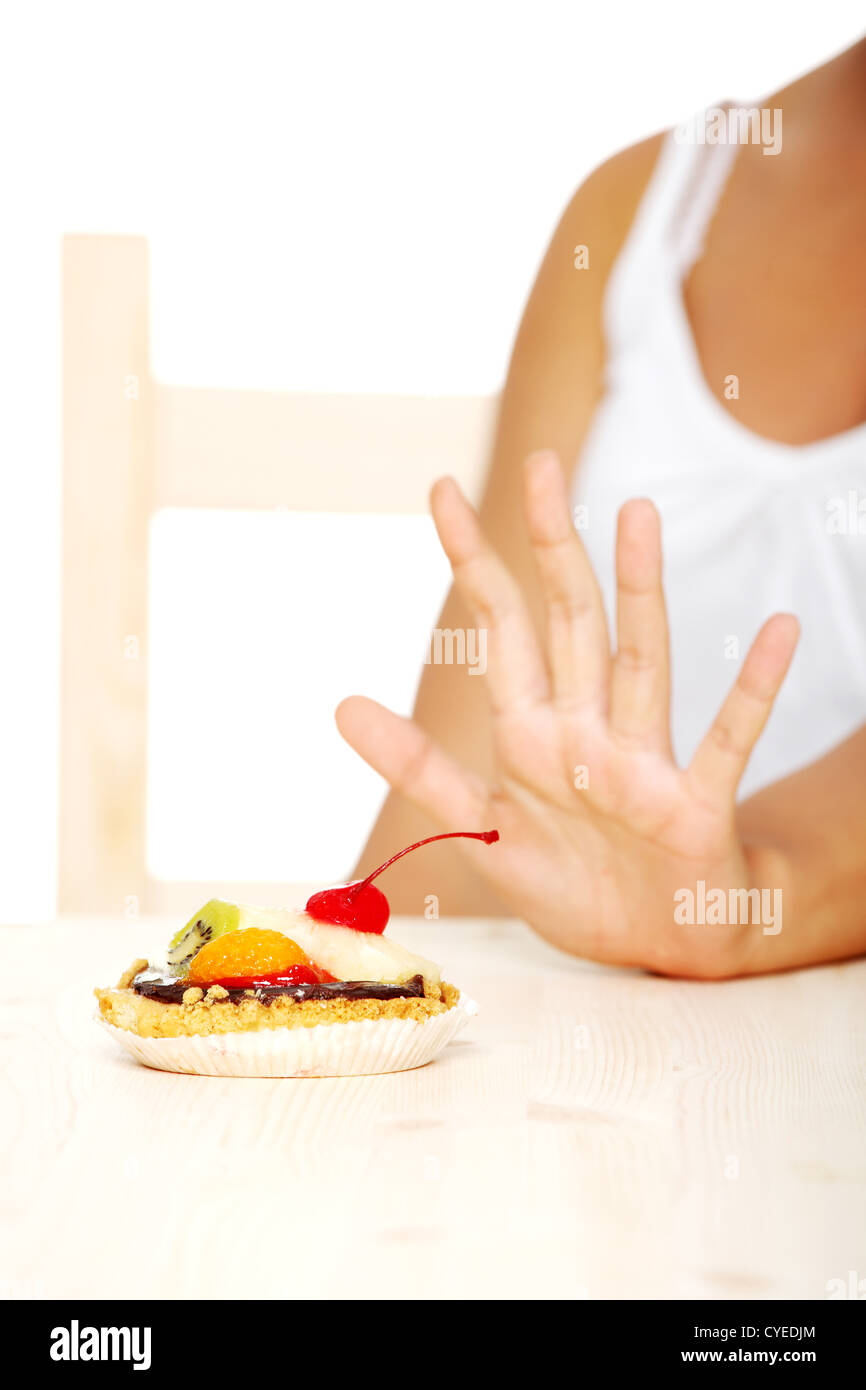 Stop hand and cake hi-res stock photography and images - Alamy