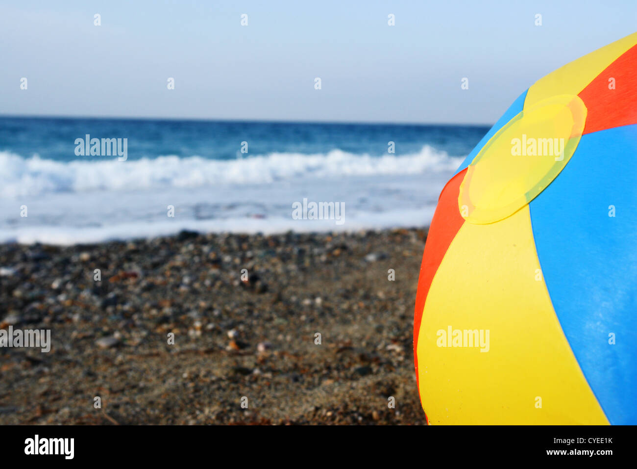 Beachball on beach hi-res stock photography and images - Alamy