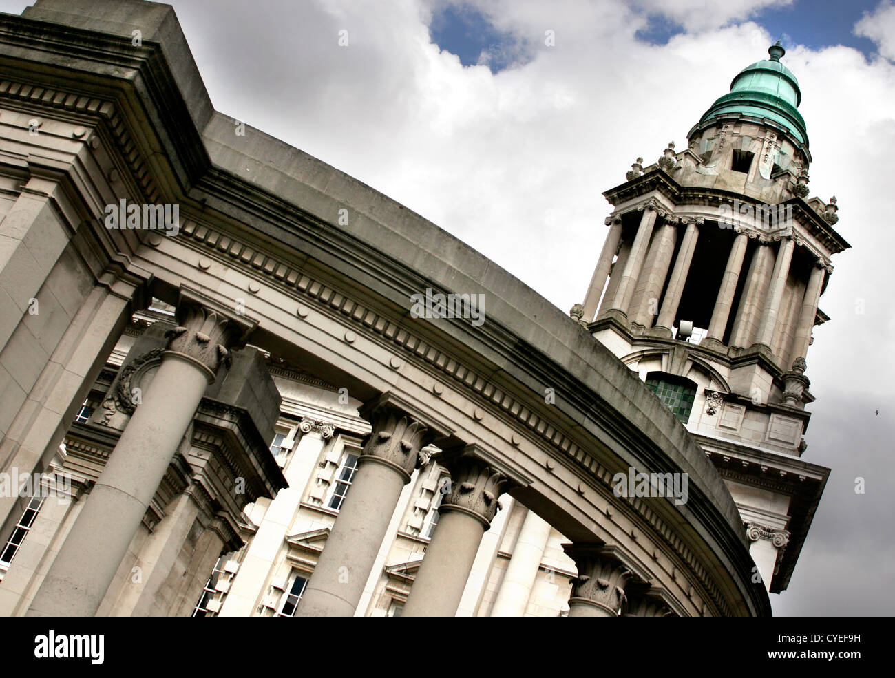 Neoclassical City Hall in Belfast Stock Photo - Alamy