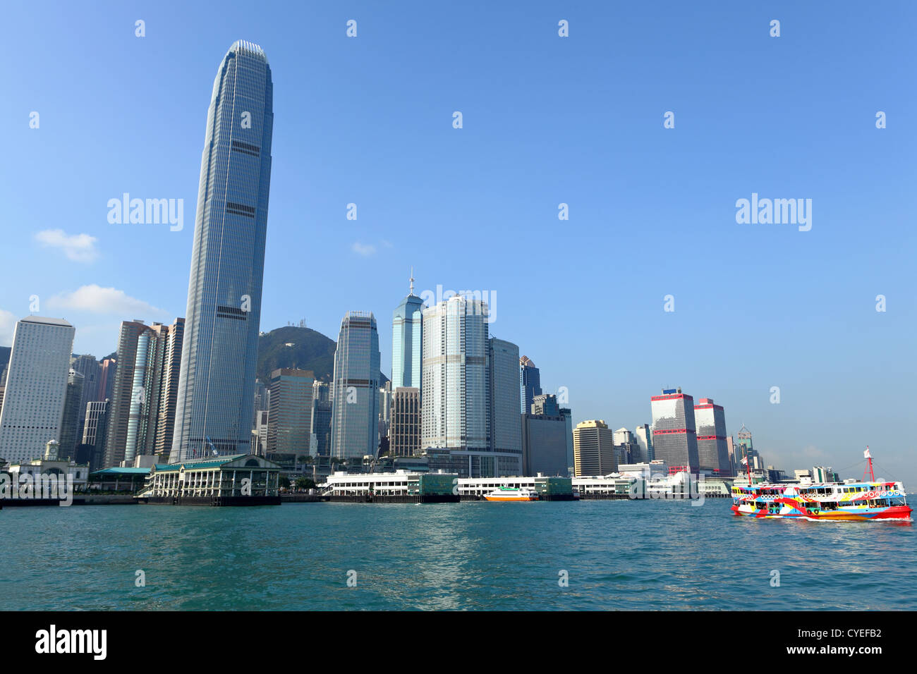 Hong Kong harbour Stock Photo - Alamy