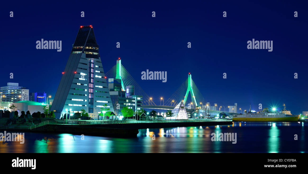 Skyline of Aomori City in Aomori Prefecture, Japan Stock Photo - Alamy