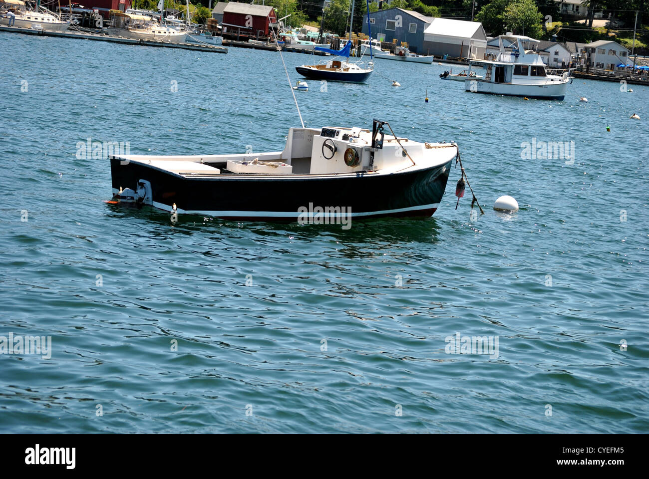 Small Fishing Boat Stock Photo - Alamy