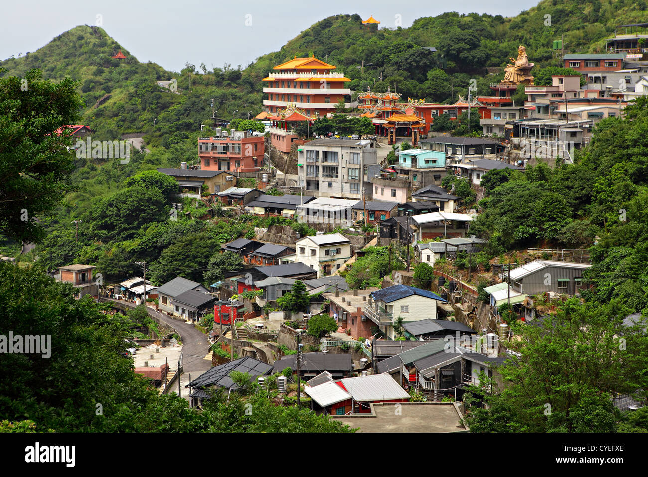 Jinguashi village , in Taiwan Stock Photo - Alamy