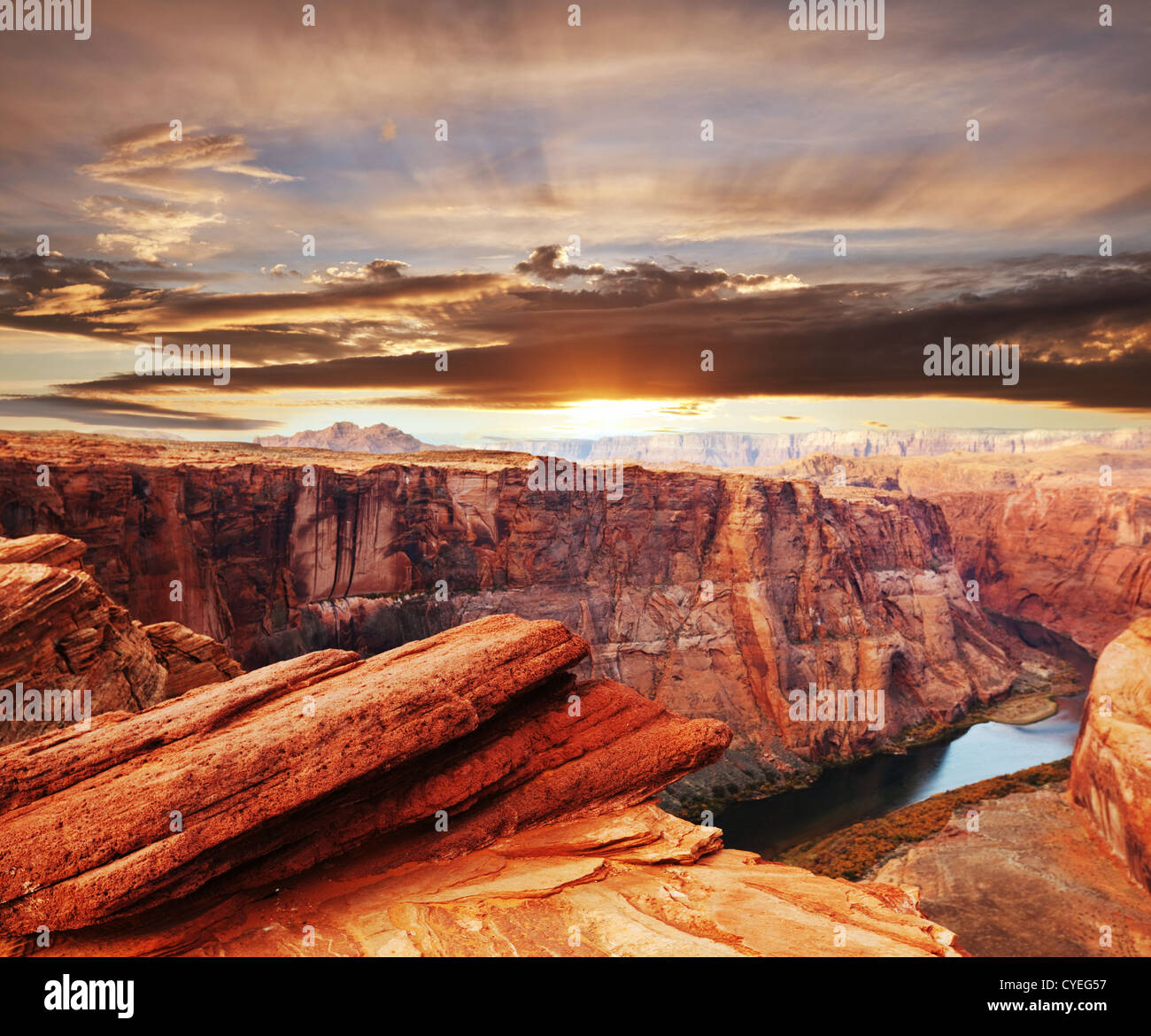 Colorado river in Utah Stock Photo - Alamy