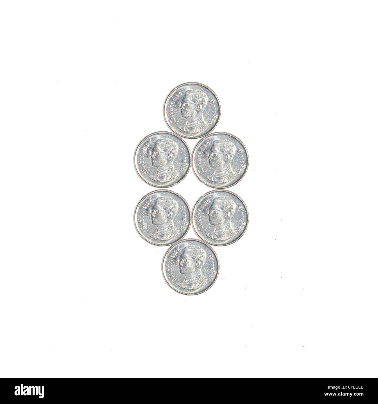 American change coins Cut Out Stock Images & Pictures - Alamy